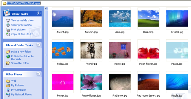 Windows Xp Wallpaper Azul