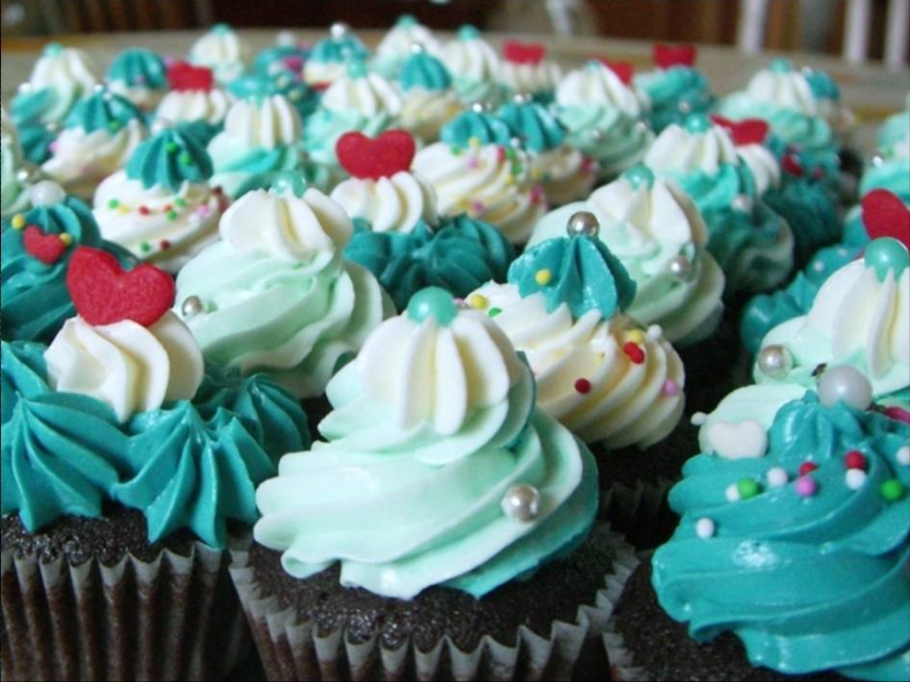 Blue Cupcake Wallpaper. Download Wallpapers on WallpaperSafari