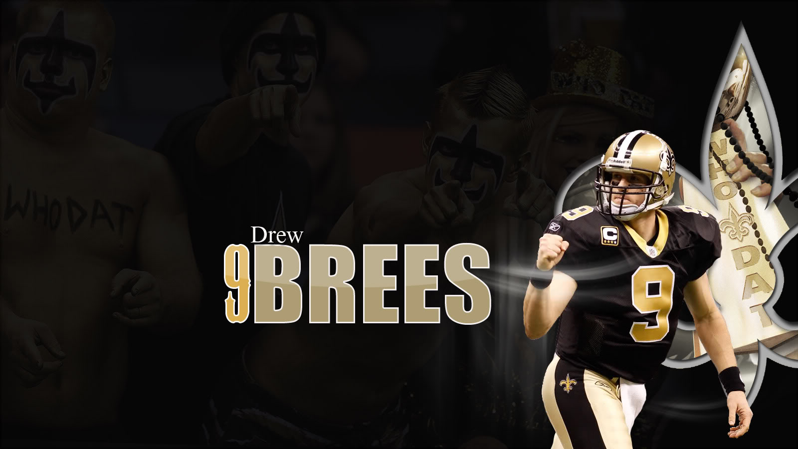 Free download Drew Brees Wallpaper Desktop [1600x900] for your Desktop ...
