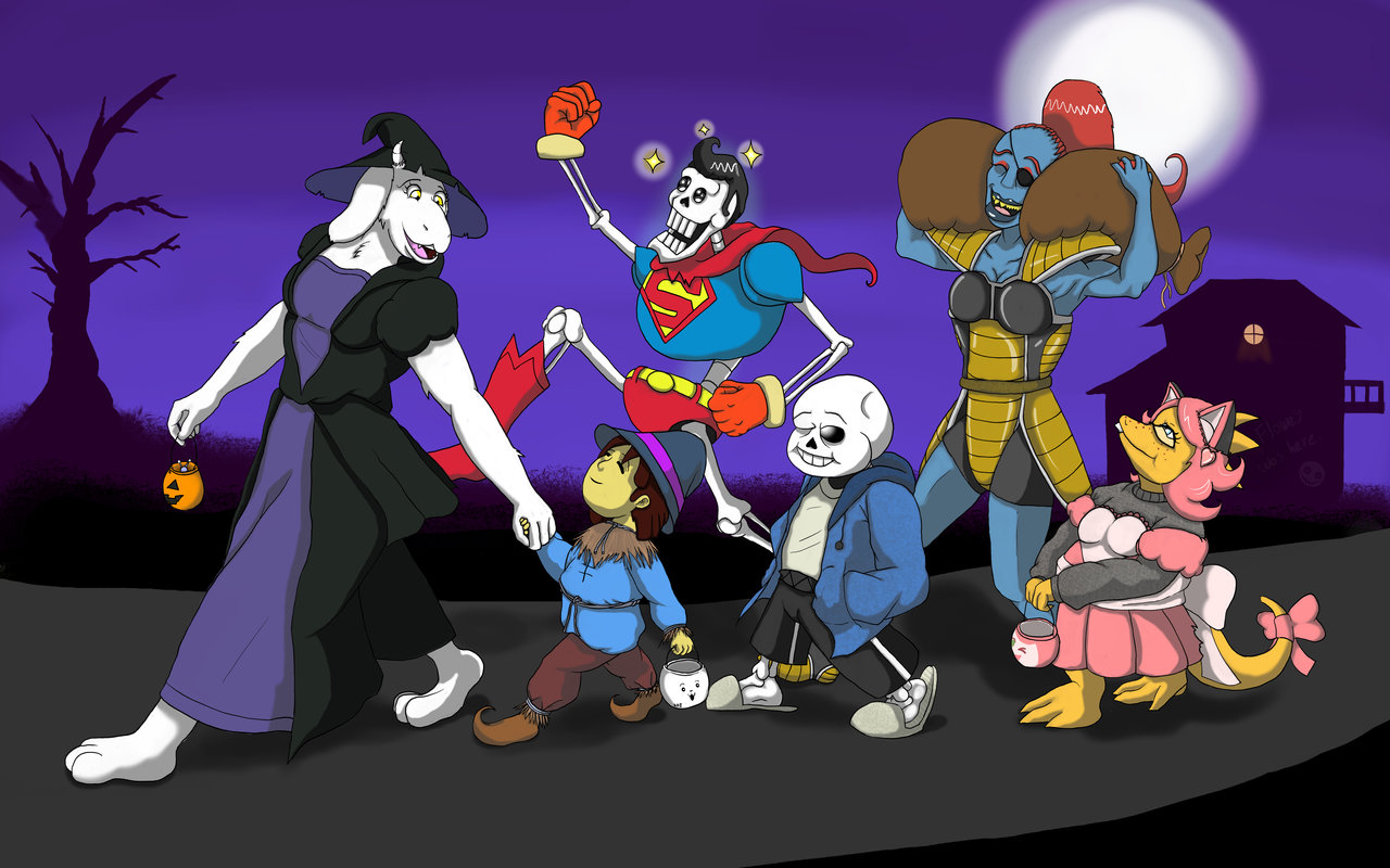 Free download Undertale Halloween Trick or Treating by Trelock ...