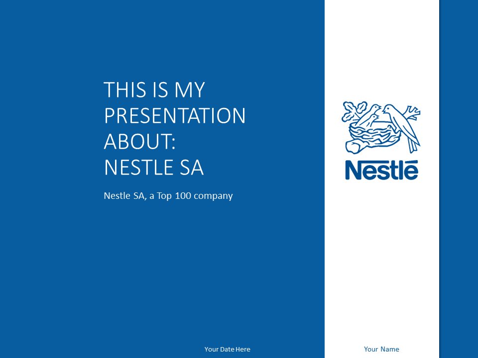 Free download Free PowerPoint Templates about Nestl PresentationGocom ...