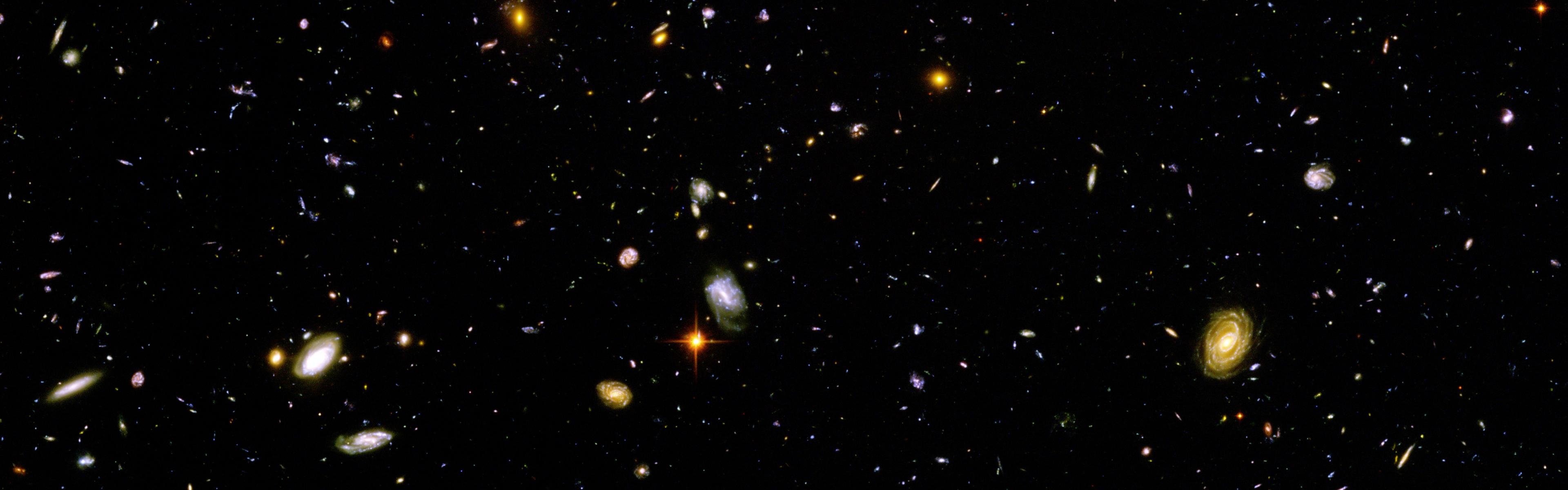 Free download Hubble Ultra Deep Field Wallpapers [3840x1200] for your ...