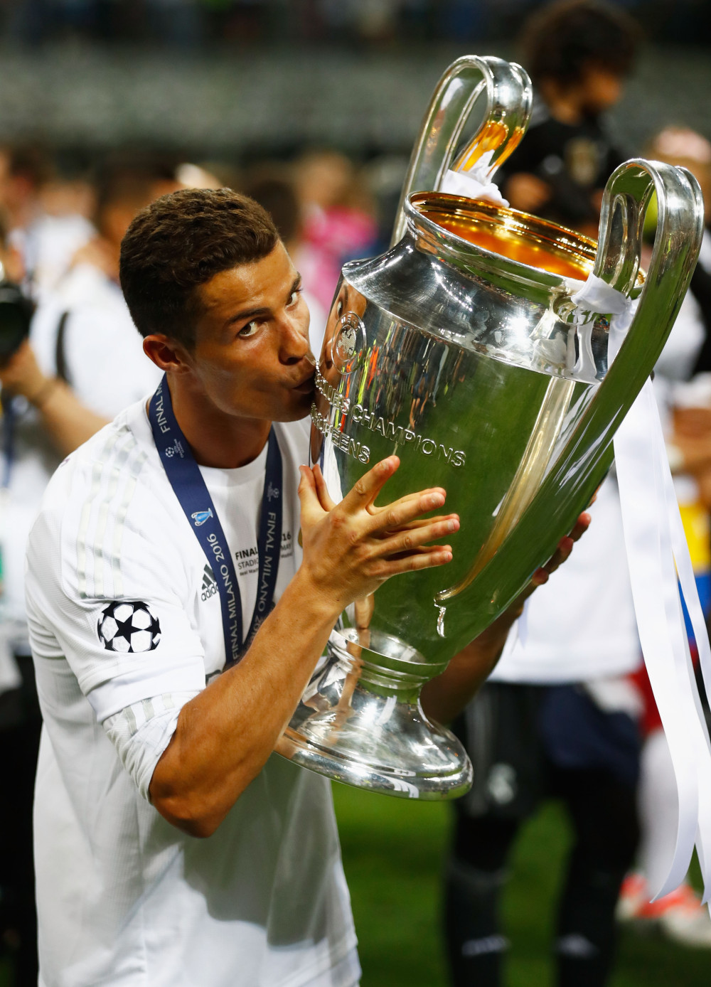 Cristiano Ronaldo With UCL Trophy Wallpapers. Download Wallpapers on ...