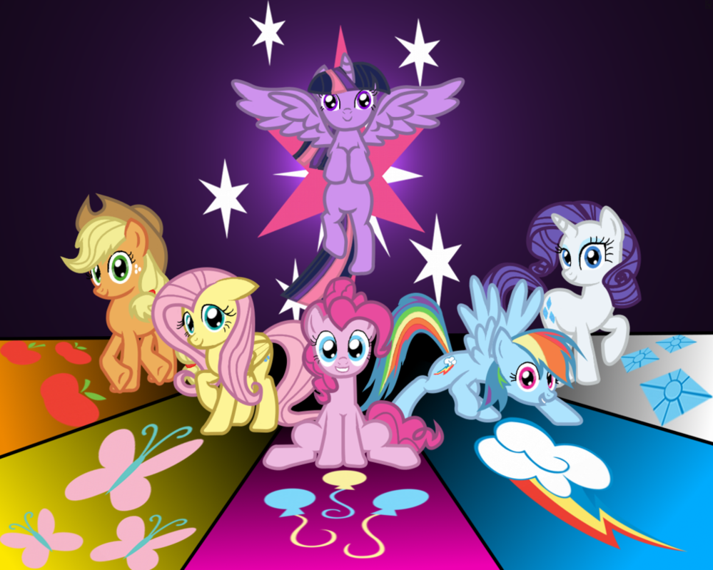 Free download Mane 6 Wallpaper by calibaby6 on deviantART [999x799] for ...