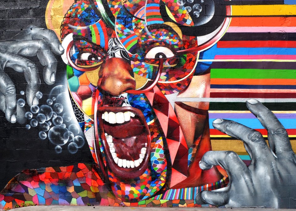 Free download Dope Space Tumblr Backgrounds Art basel mural by chor ...