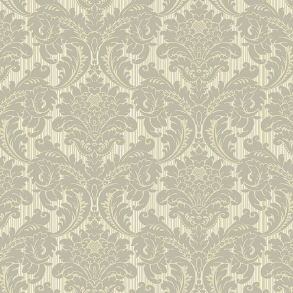 Free download Grey and Tan Strie Flat Damask Wallpaper Wall Sticker ...