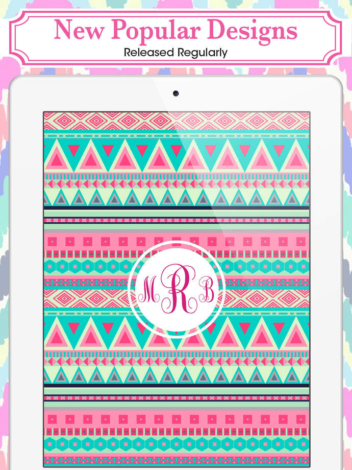 Free download Monogram Lite Wallpaper Backgrounds Maker HD with Glitter ...