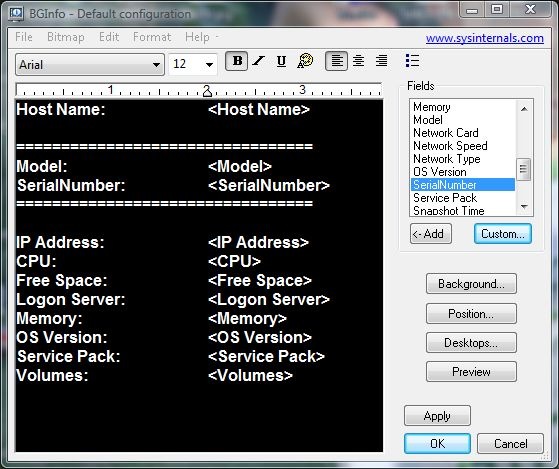BGInfo Wallpaper Displays Double. Download Wallpapers on WallpaperSafari