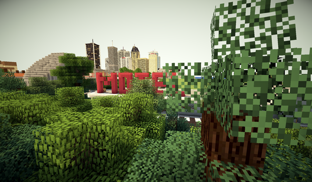 Free download Minecraft Montreal City Wallpaper by Yazur [1024x600] for ...