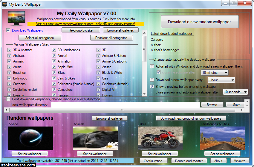 Free download My Daily Wallpaper automatically download and change your ...